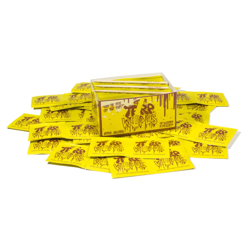 Terp Wipes Single Pack - 70 Wipes and 3 Sticks