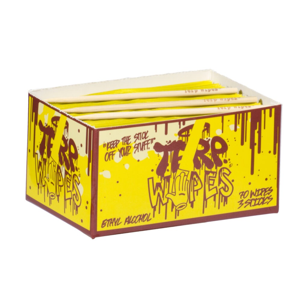 Terp Wipes Single Pack - 70 Wipes and 3 Sticks